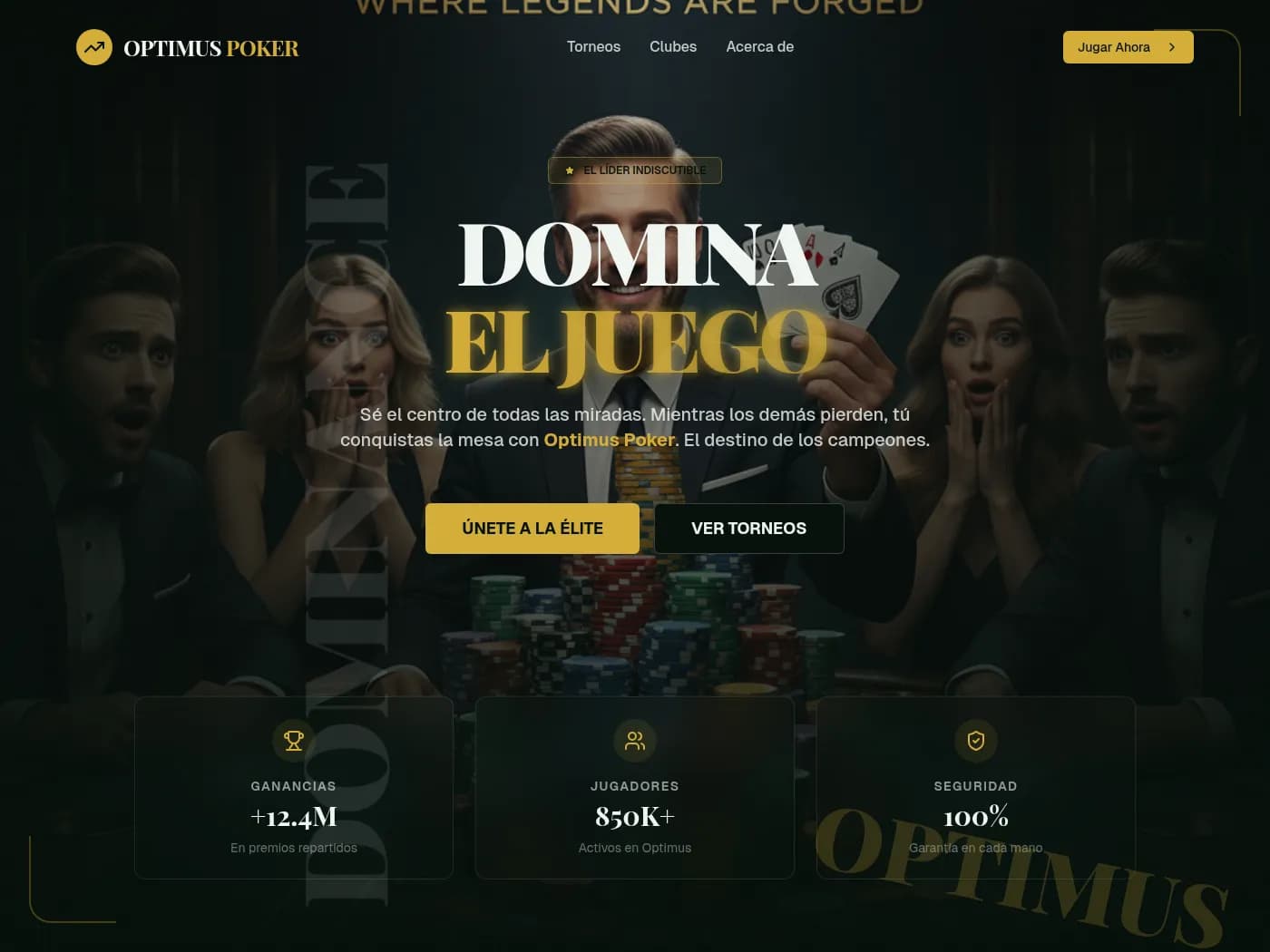Optimus Poker Poster