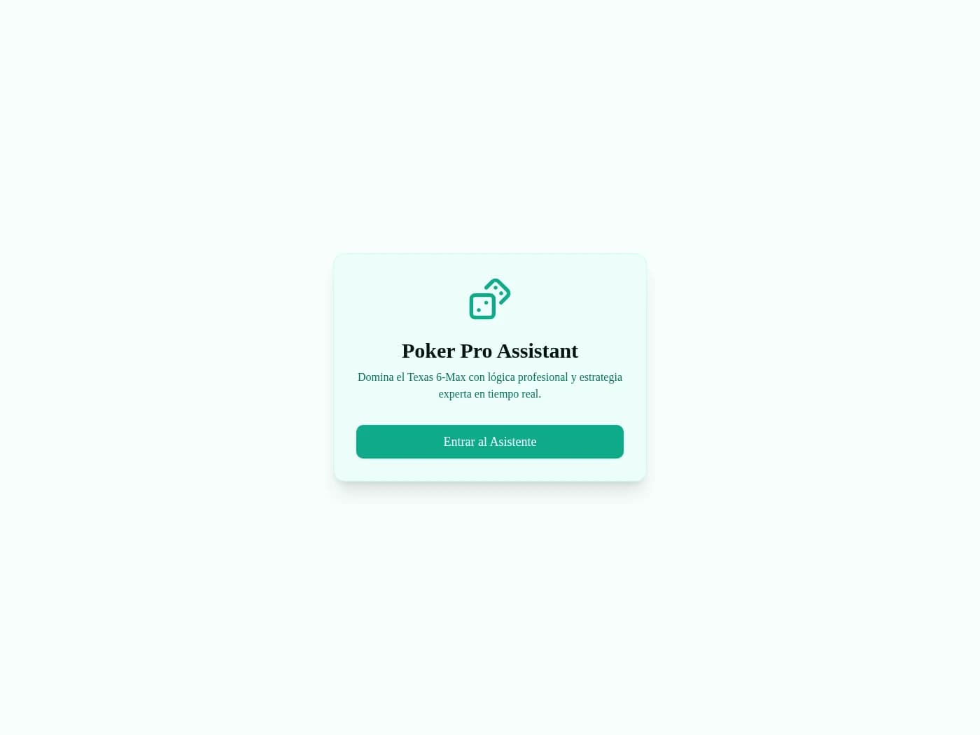 Poker Pro Assistant