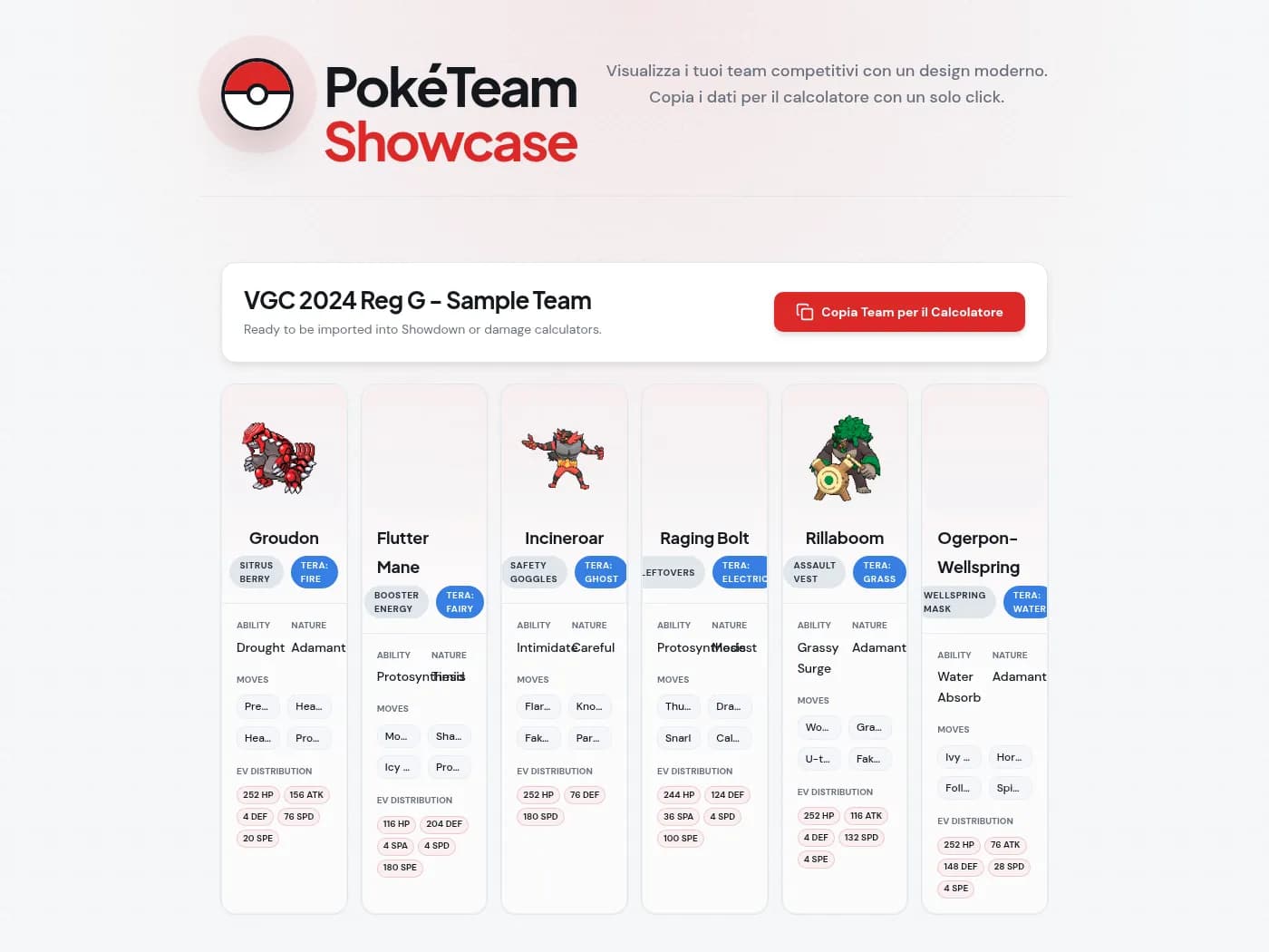 PokéTeam Showcase
