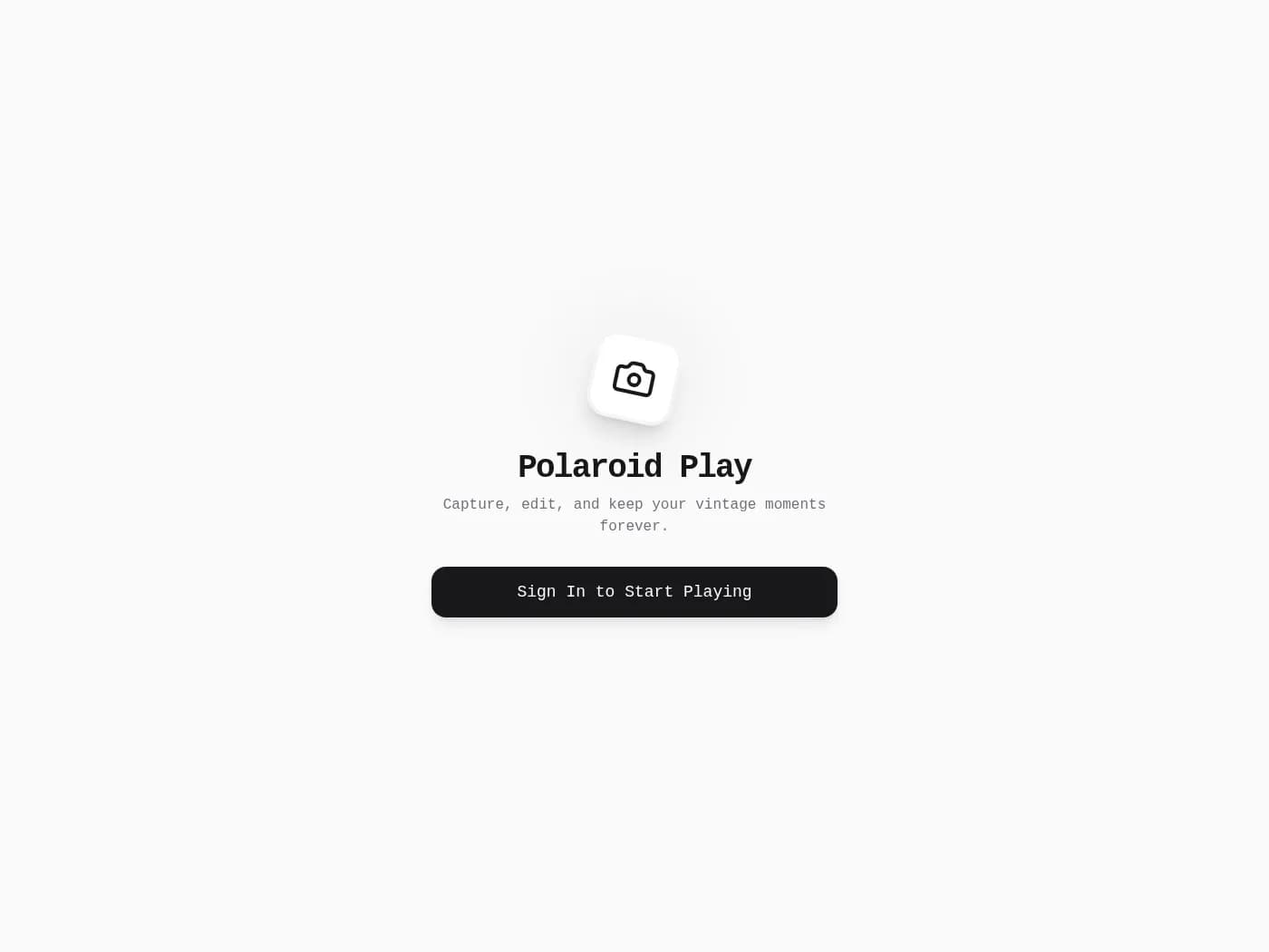 Polaroid Play Clone