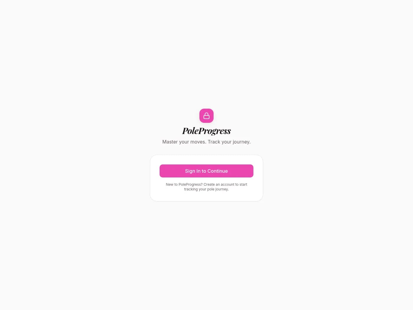 Pole Dance Tracker