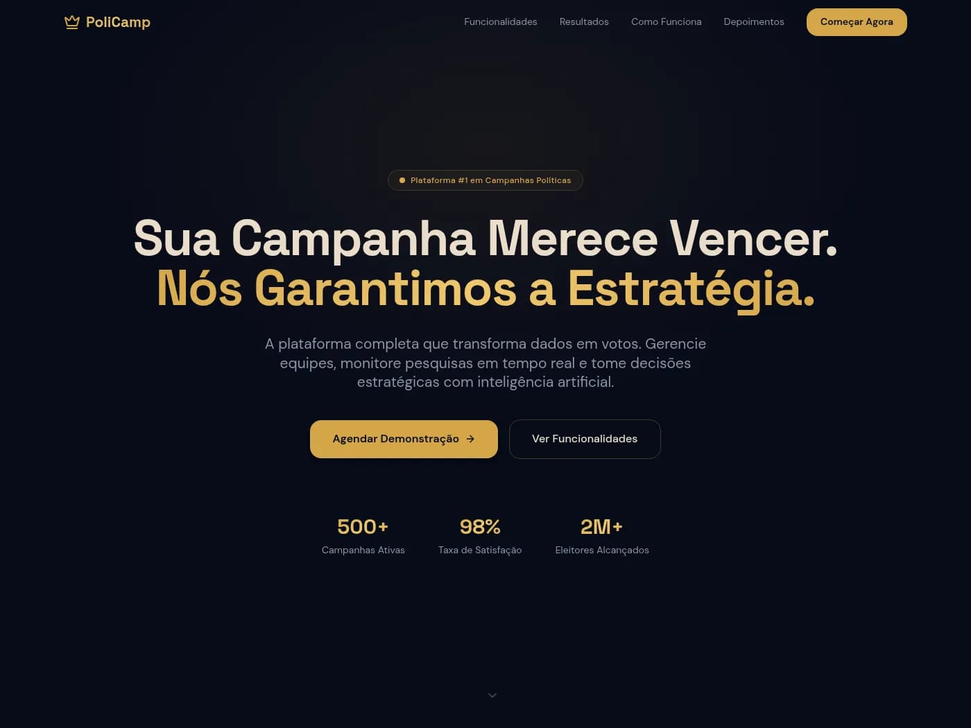 PoliCamp Platform Page