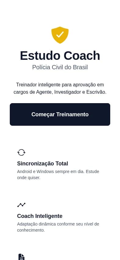 Polícia Civil Study Coach
