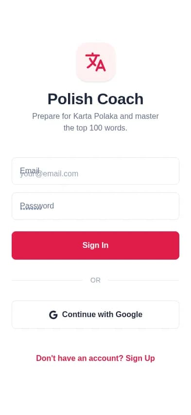 Polish Practice Coach