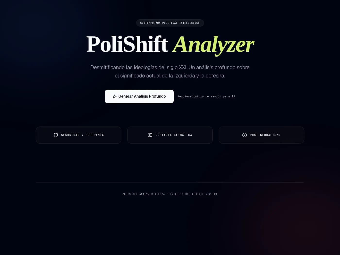 PoliShift Analyzer
