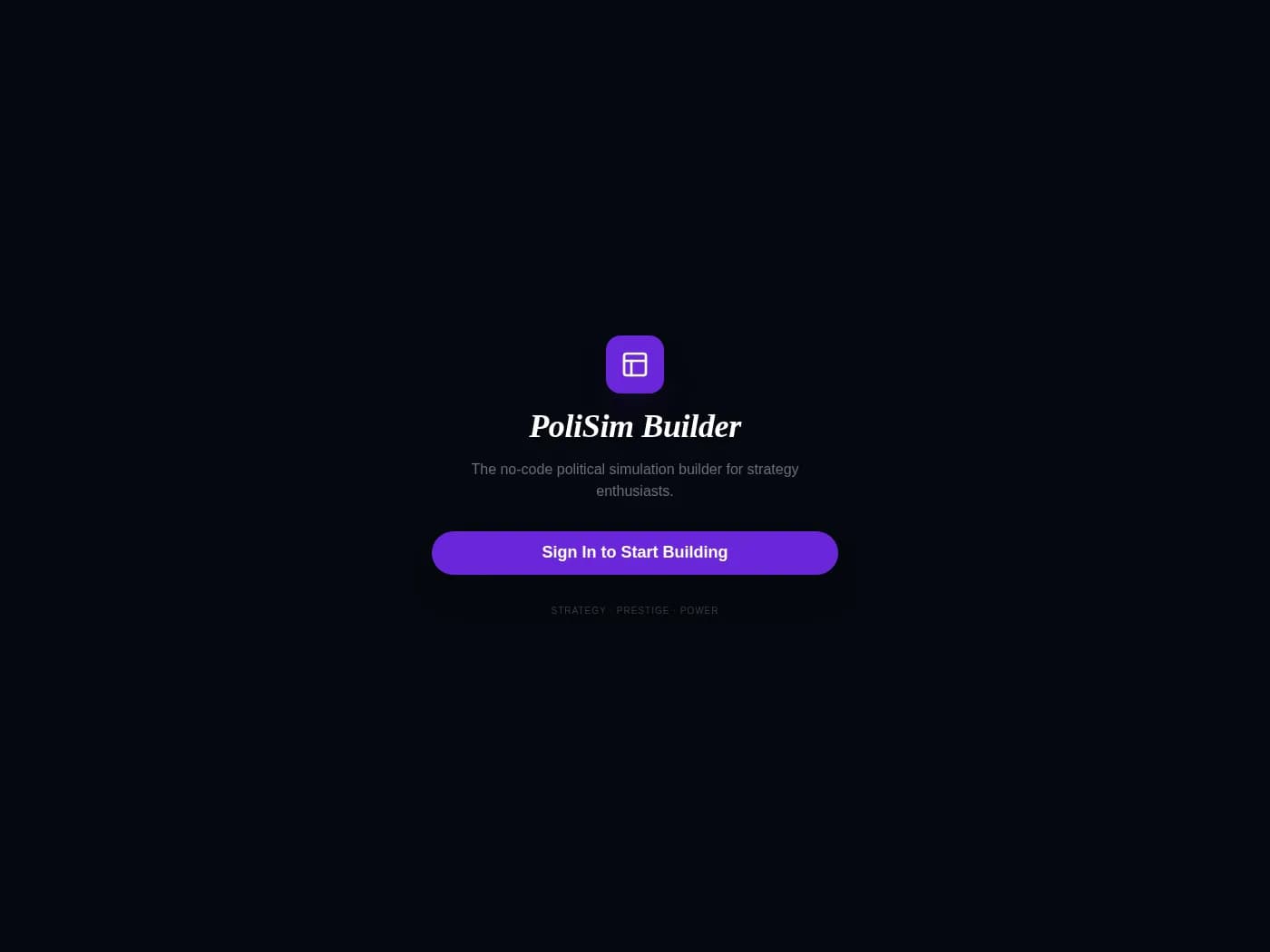 PoliSim Builder