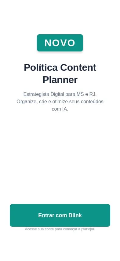 Política Content Planner