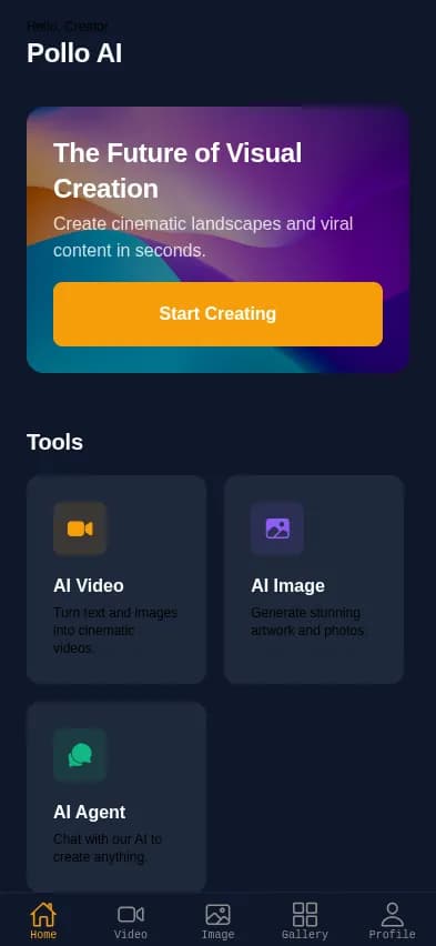 Pollo AI Web Platform