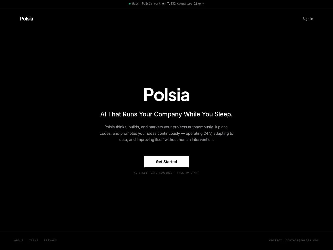 Polsia AI Clone