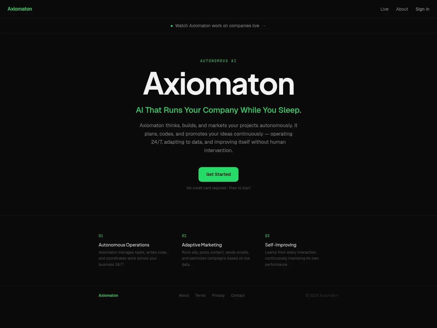 Axiomaton - automated web app builder