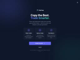 PolyCopy Trading Platform