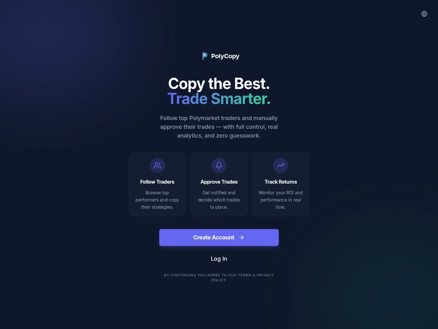 PolyCopy Trading Platform