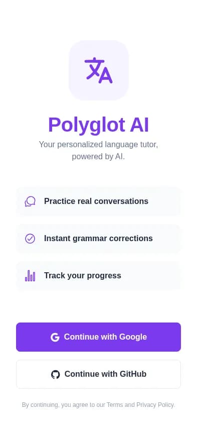 Polyglot AI Tutor