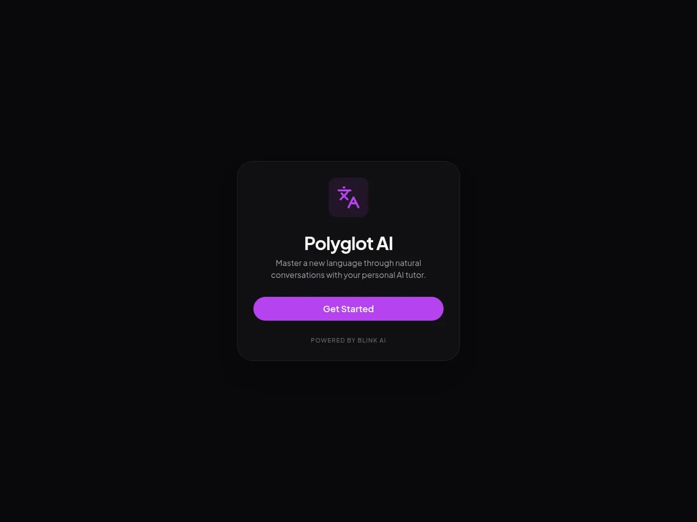 Polyglot AI Tutor