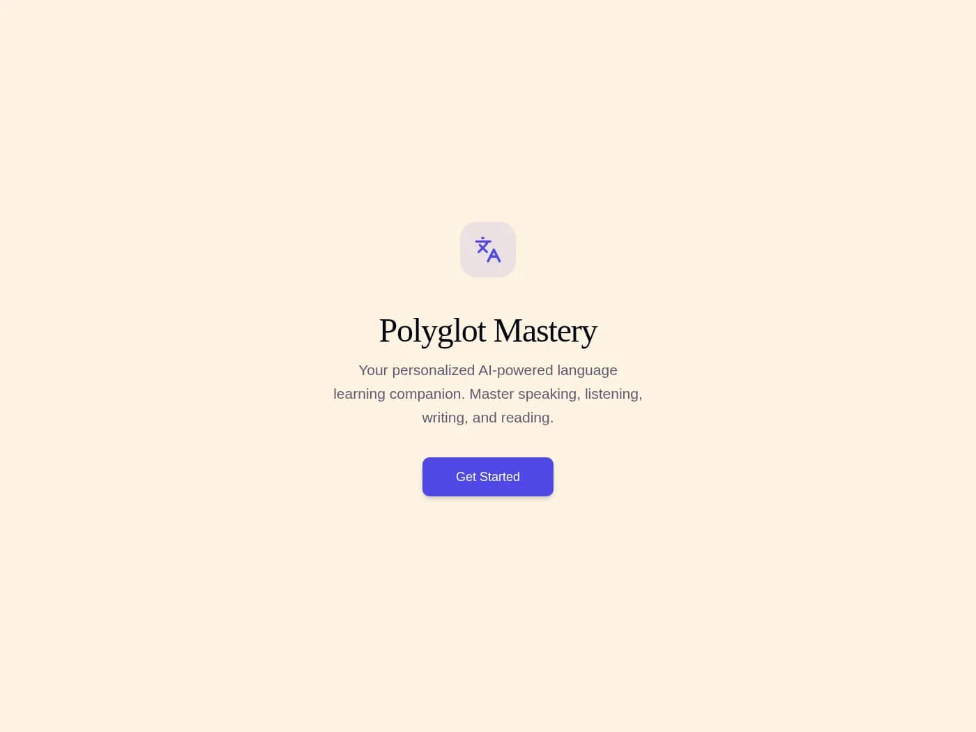 Polyglot Mastery App