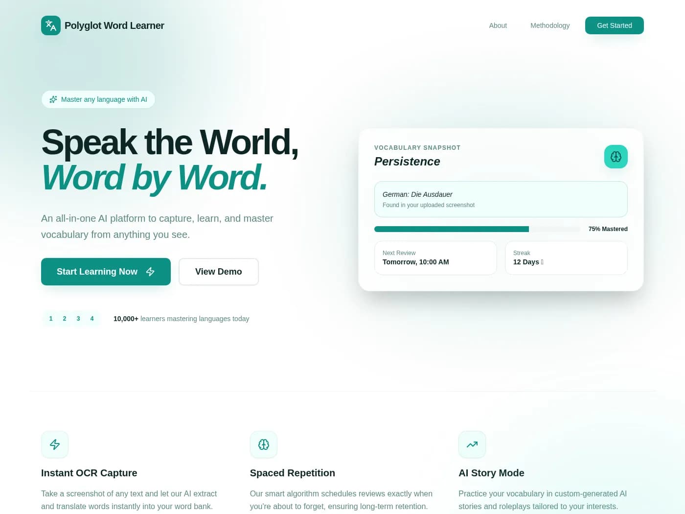 Polyglot Word Learner