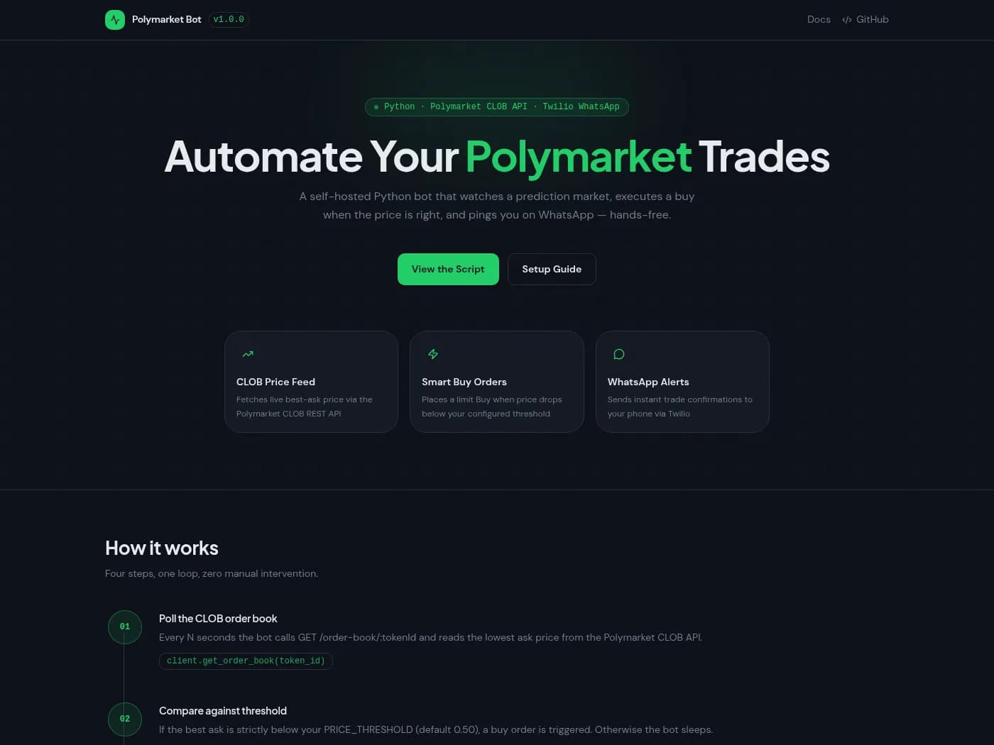 Polymarket Trade Bot