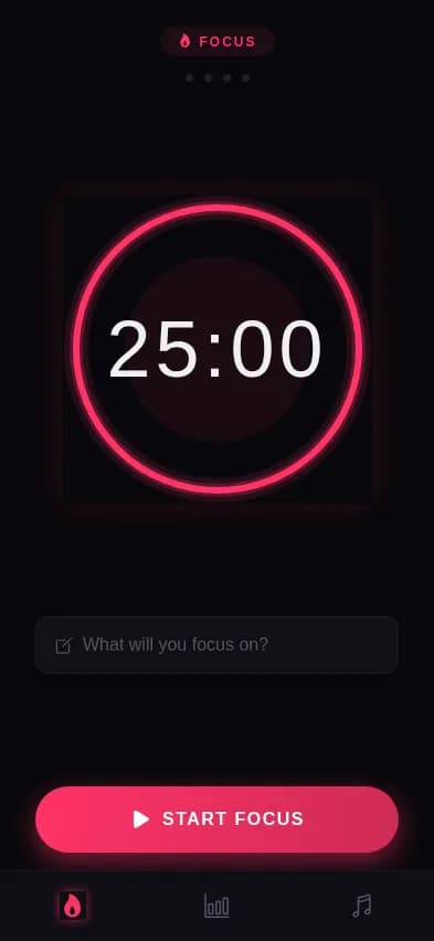 Pomodoro Focus Tracker
