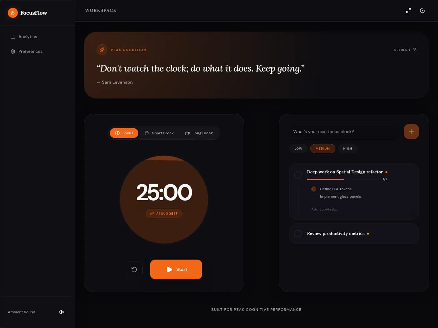 Motivational To-Do Pomodoro
