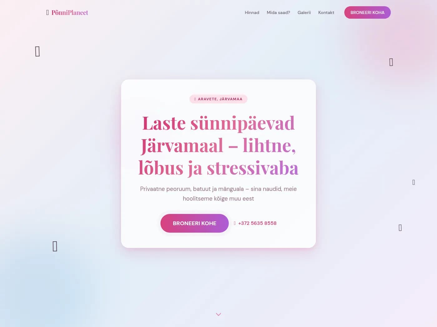 PõnniPlaneet Koduleht