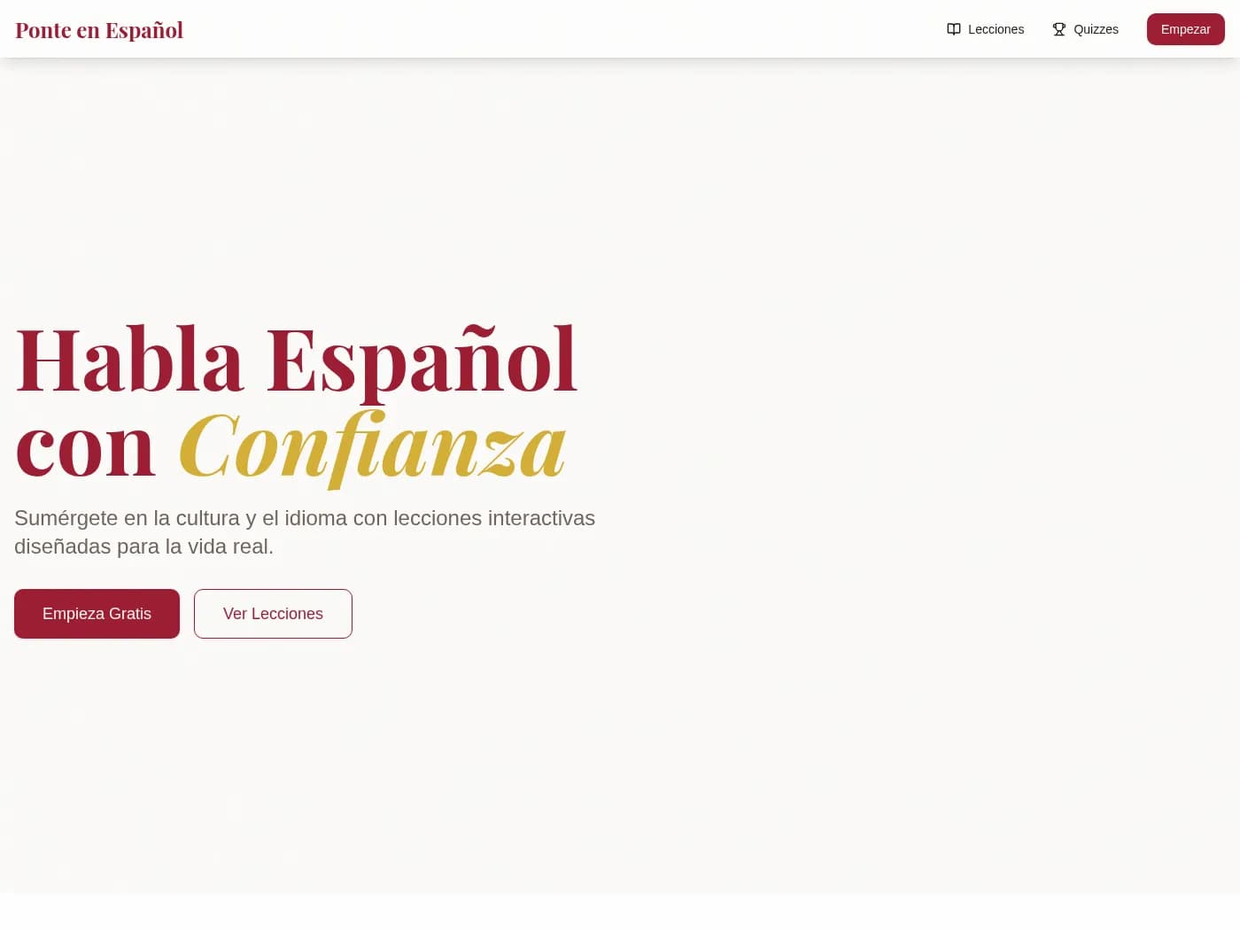 Ponte en Español