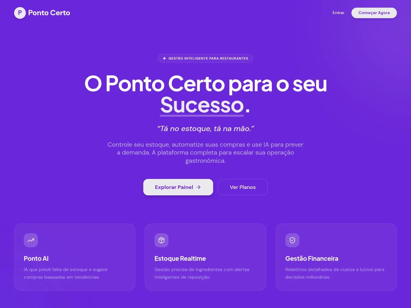 Ponto Certo AI Delivery