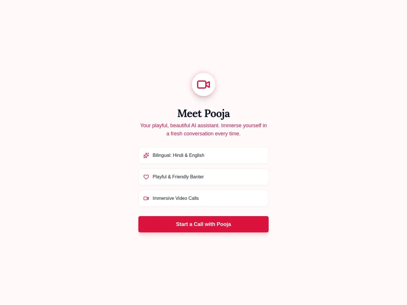 Pooja AI Video Assistant