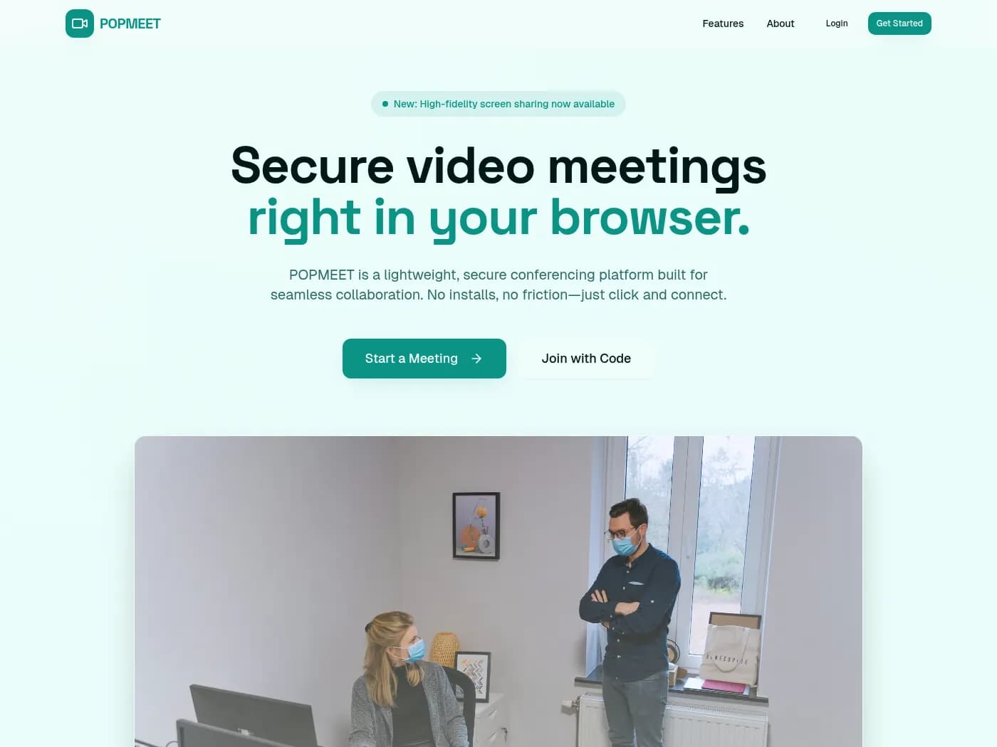 POPMEET Video Conferencing
