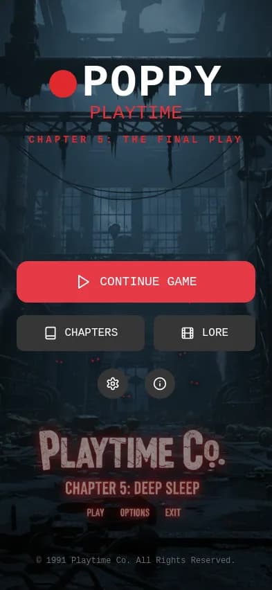 Poppy Playtime Chapter 5 Mobile