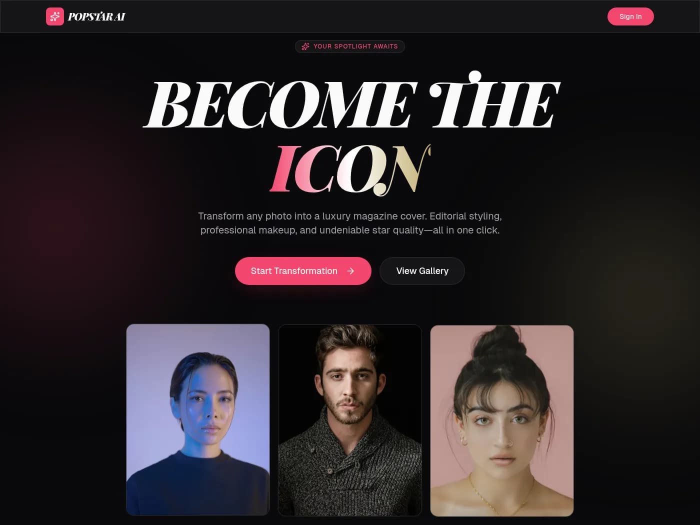 PopStar AI Portrait Maker