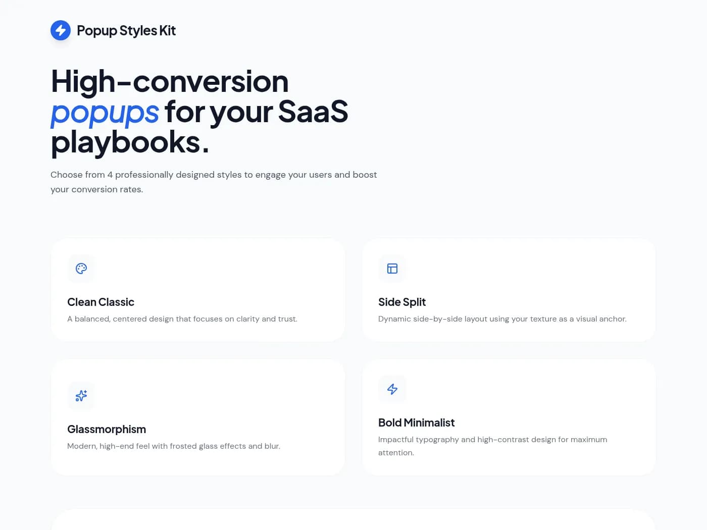 Popup Styles Kit