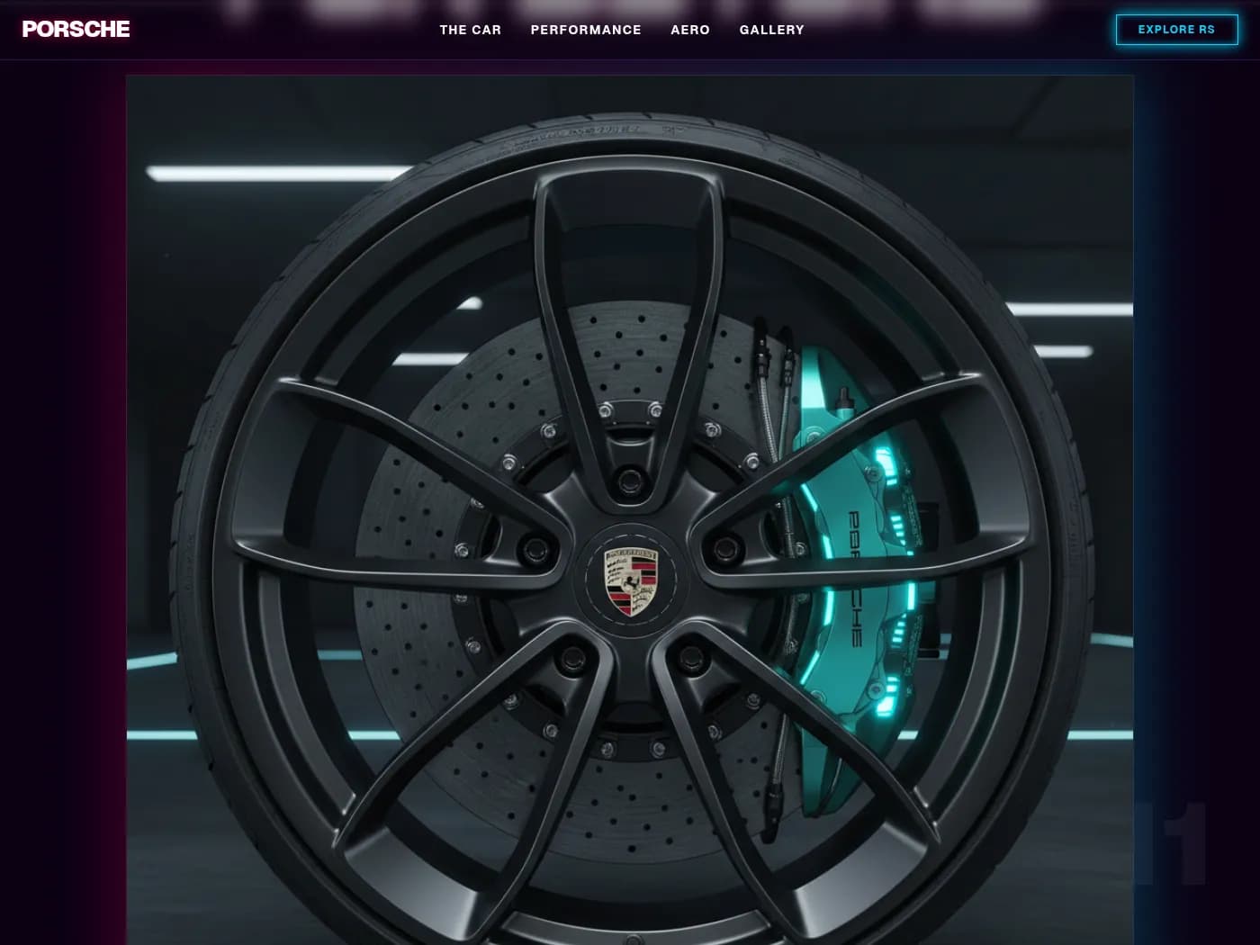 Porsche Showcase Web