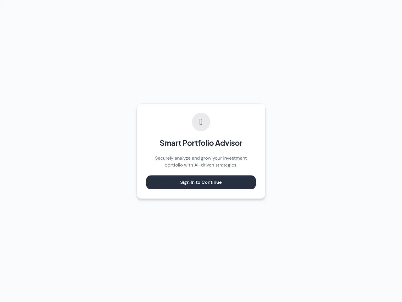 Smart Portfolio Advisor