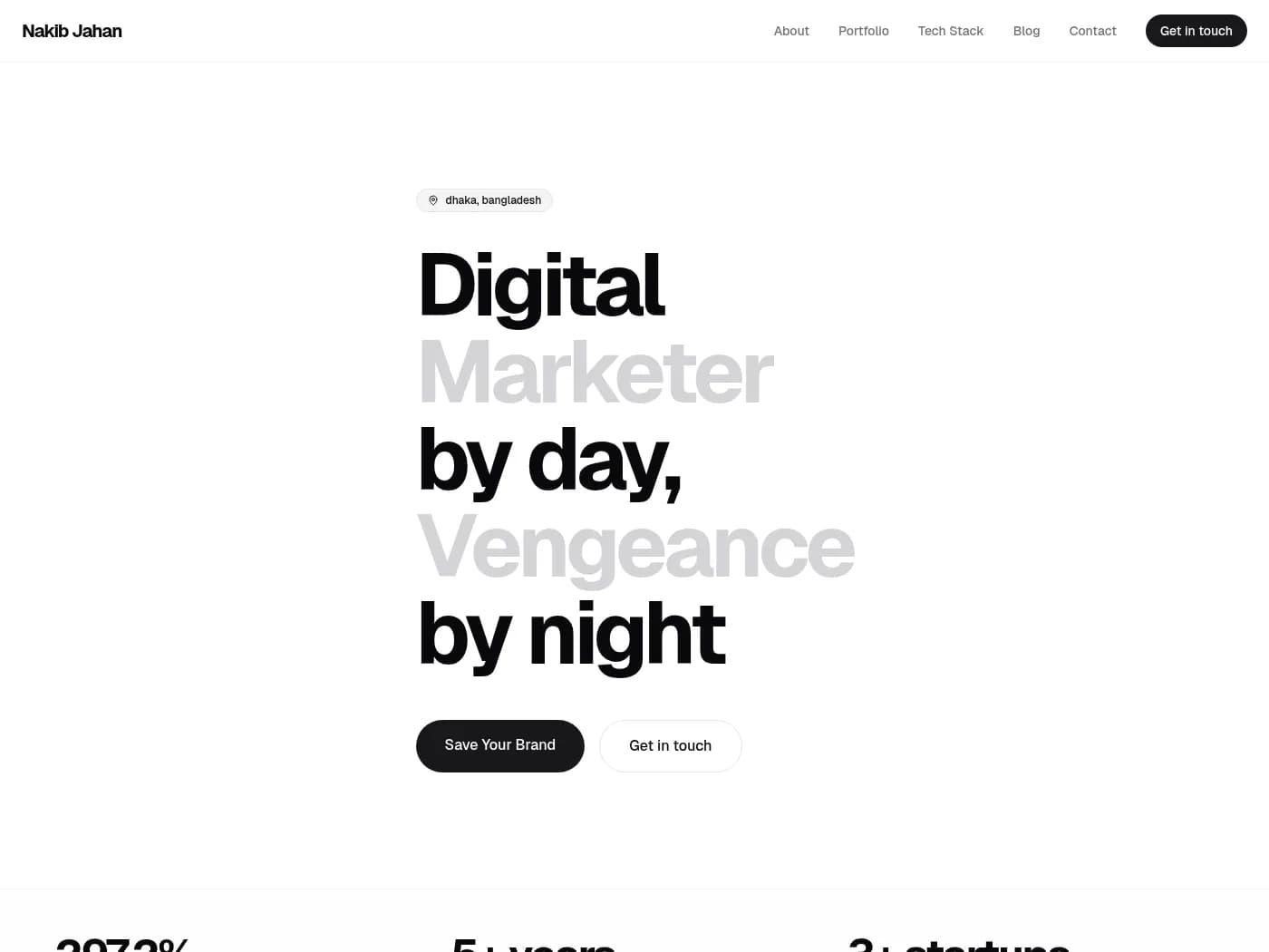 Portfolio Site Clone