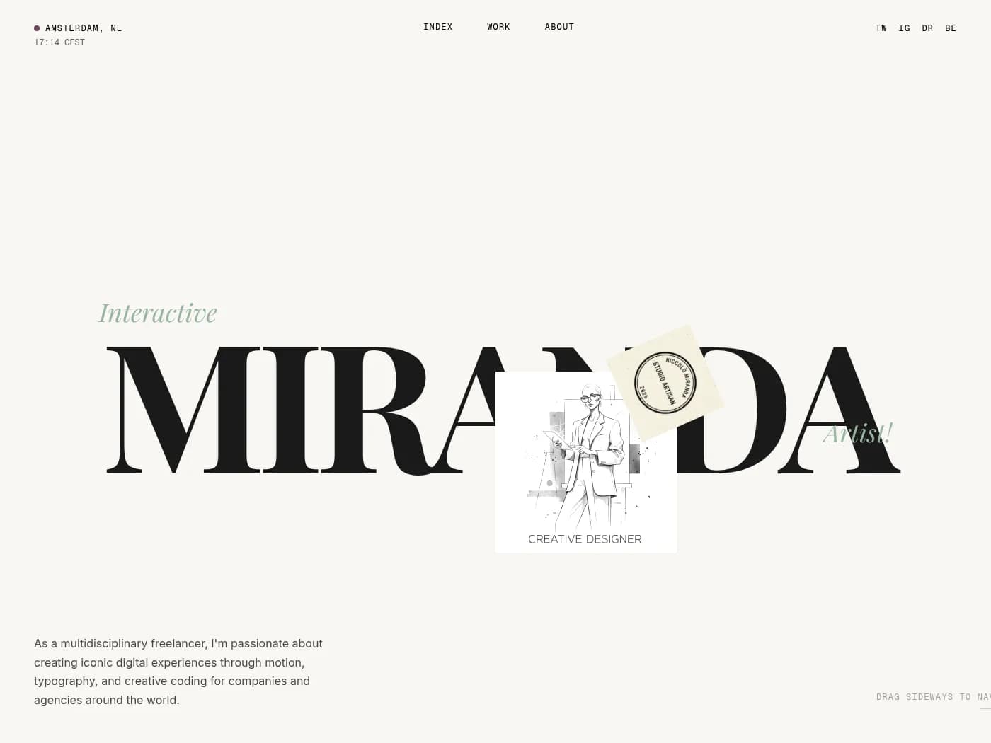 Minimalist Portfolio Clone
