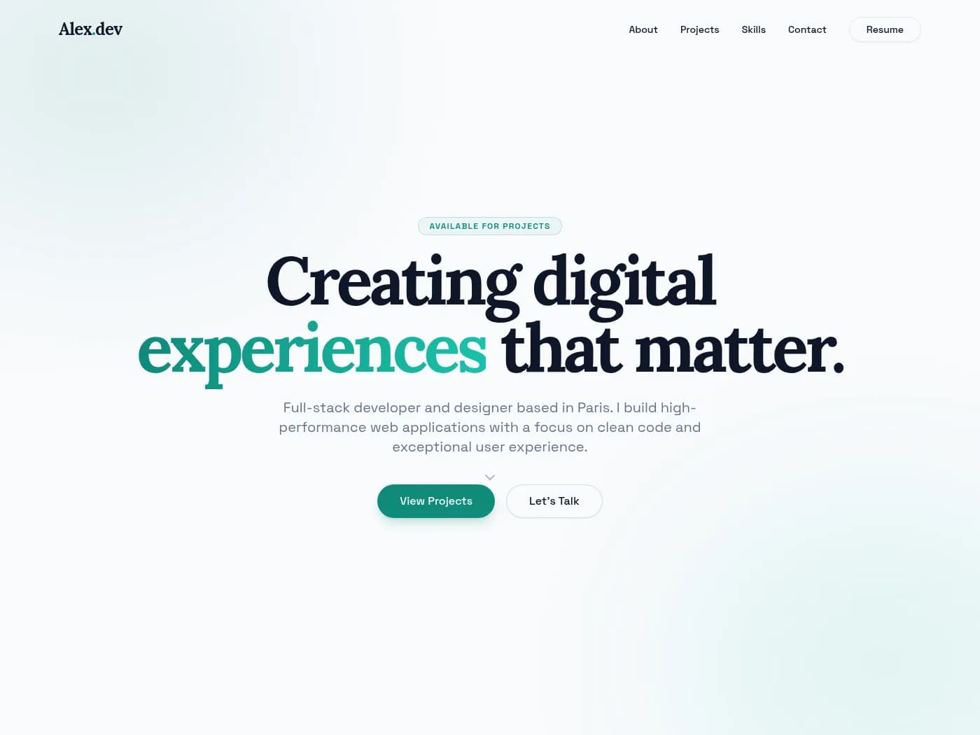 Portfolio Creator