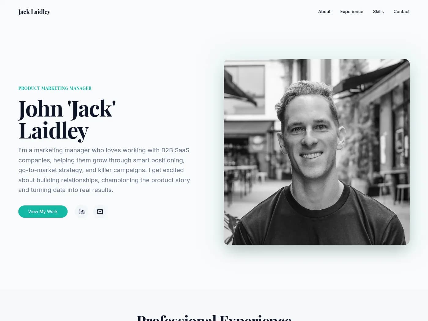 Jack Laidley Portfolio