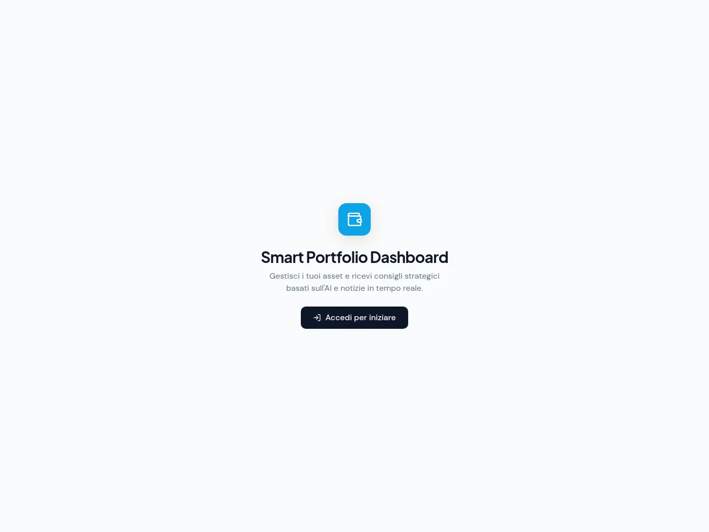Smart Portfolio Dashboard