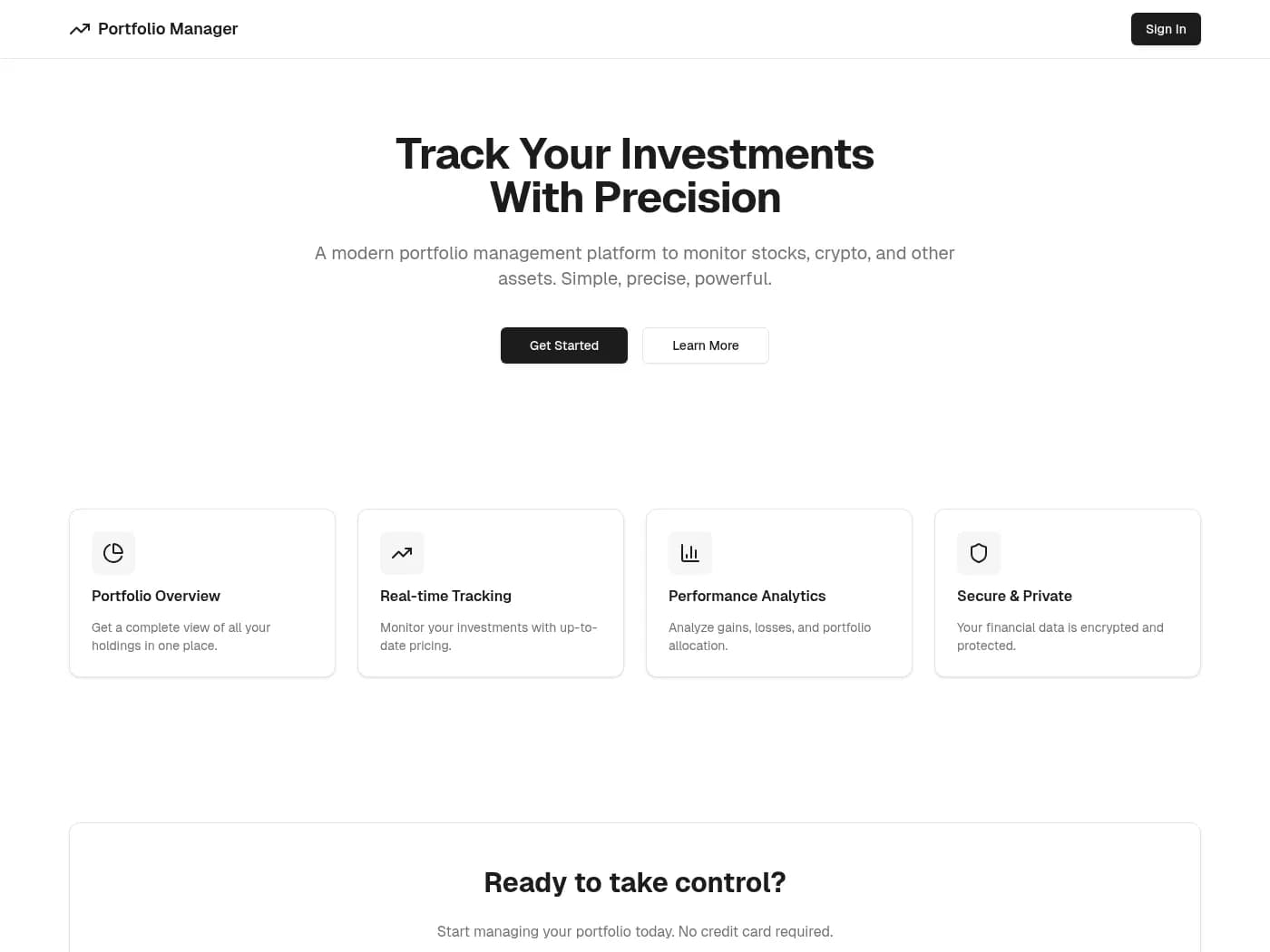 Portfolio Manager