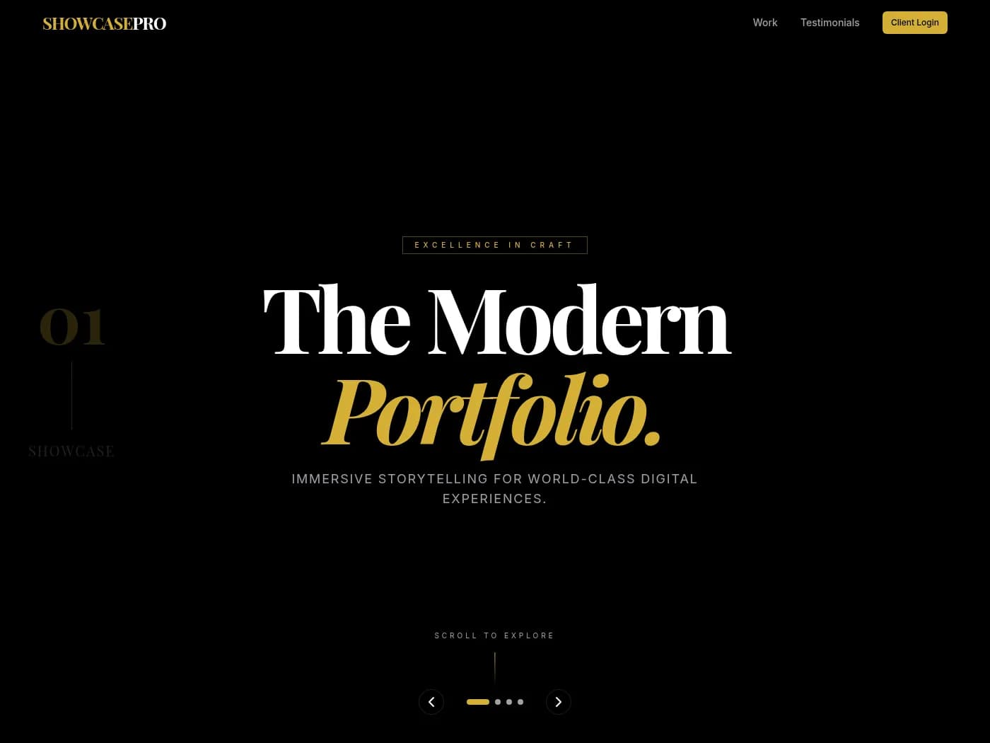 Portfolio Showcase Pro