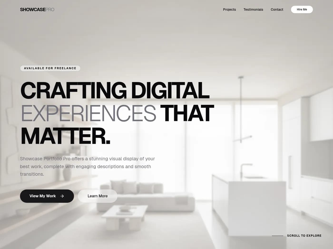 Showcase Portfolio Pro