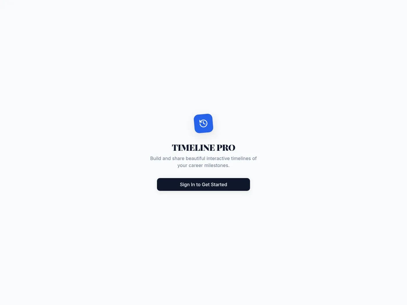 Portfolio Timeline Builder