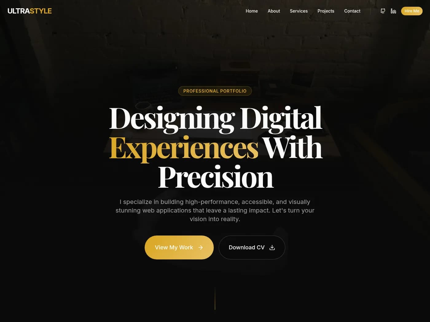 UltraStyle Portfolio Site