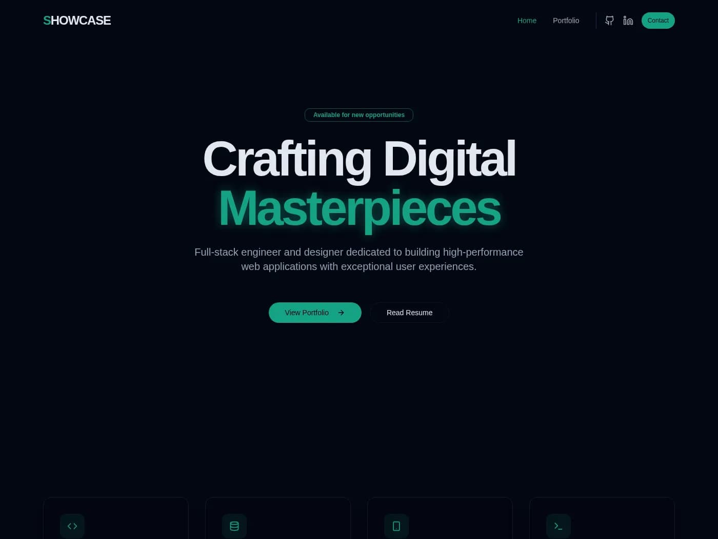 Showcase Portfolio