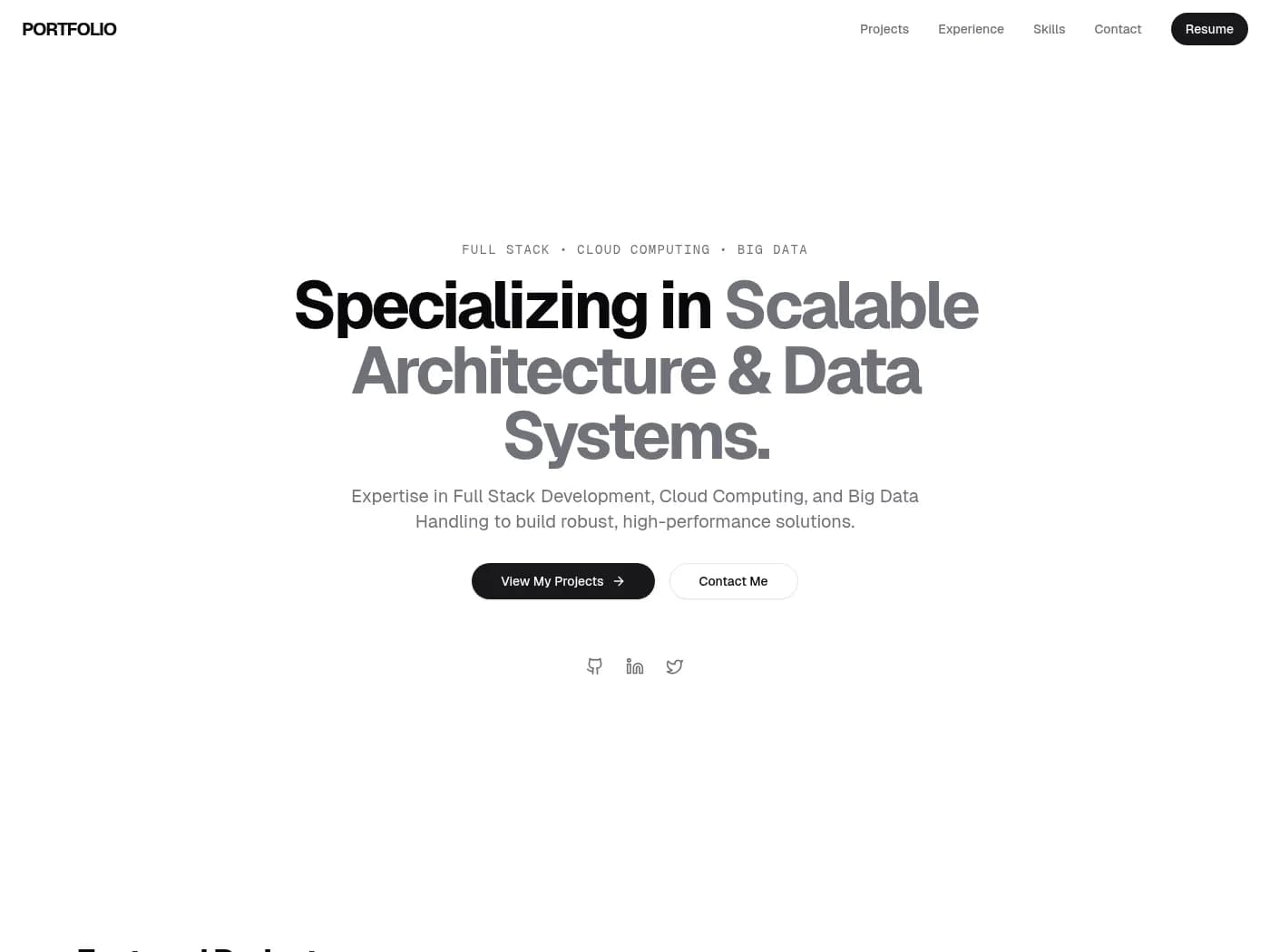 Career Portfolio Web