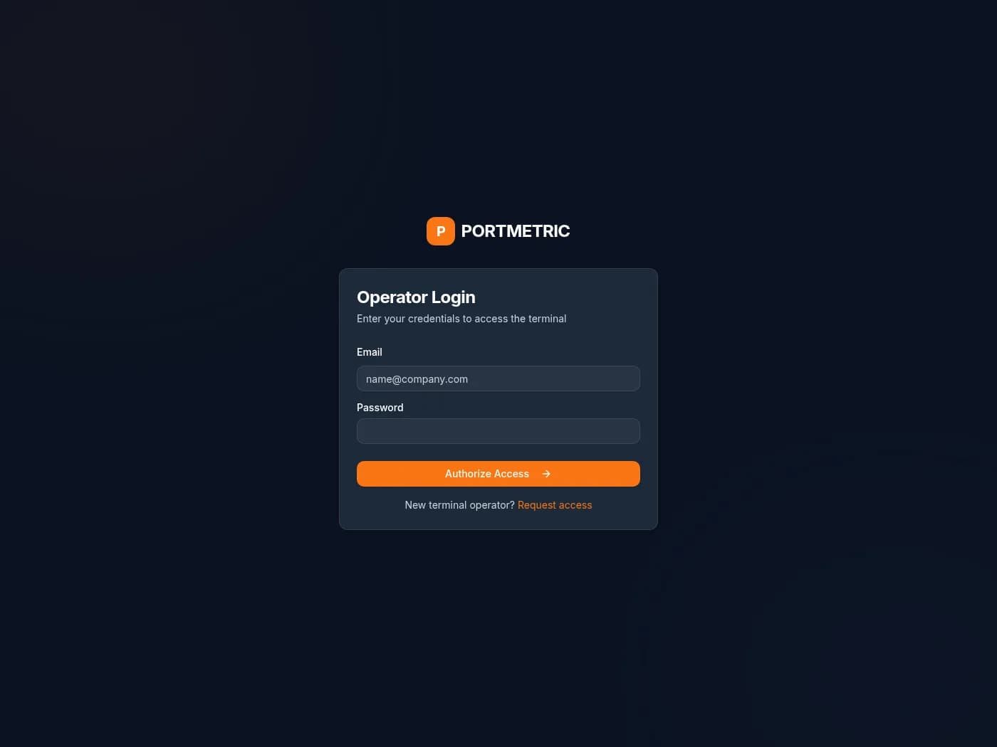 PortMetric Demo App
