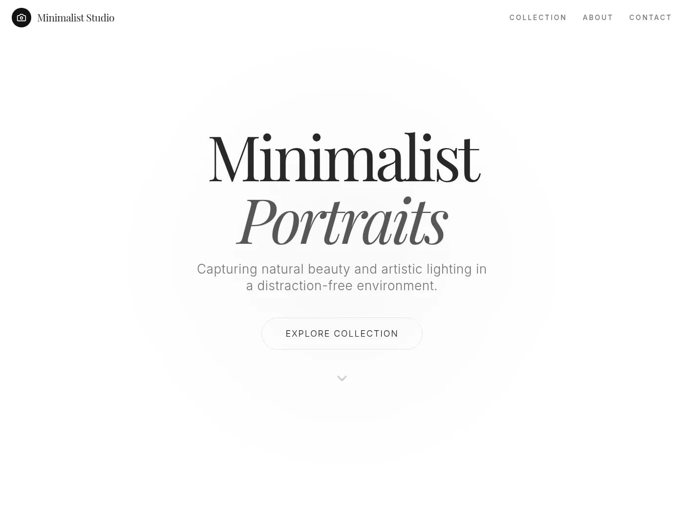 Minimalist Portrait Gallery