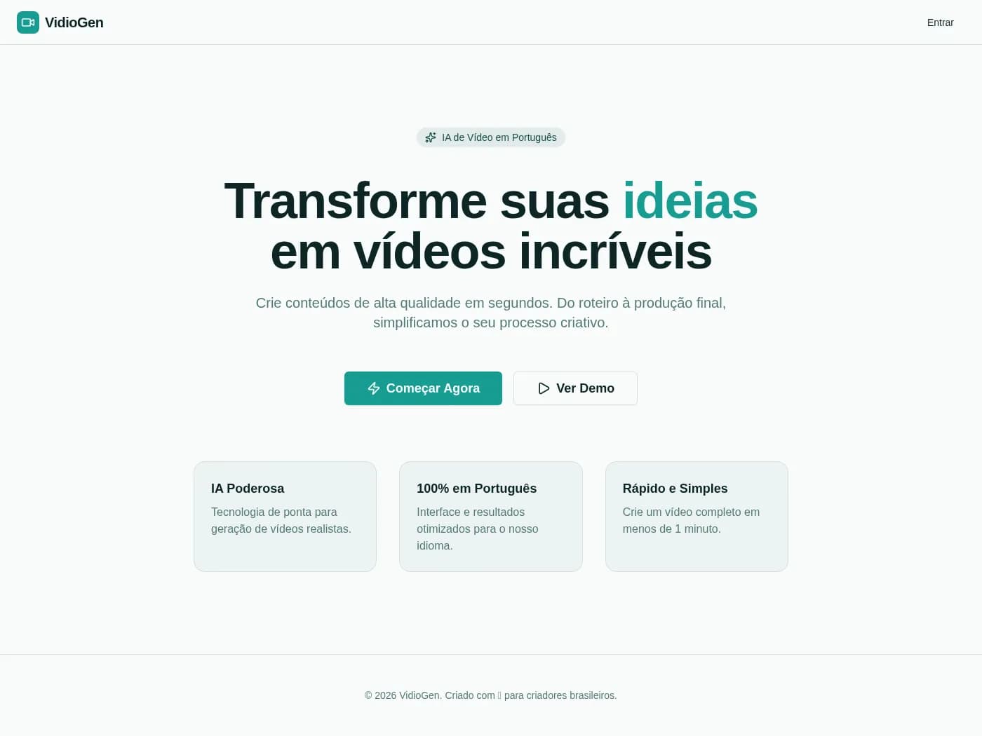 Portuguese Video Generator
