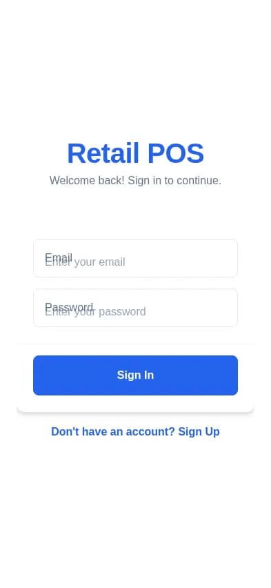 Retail POS Mobile