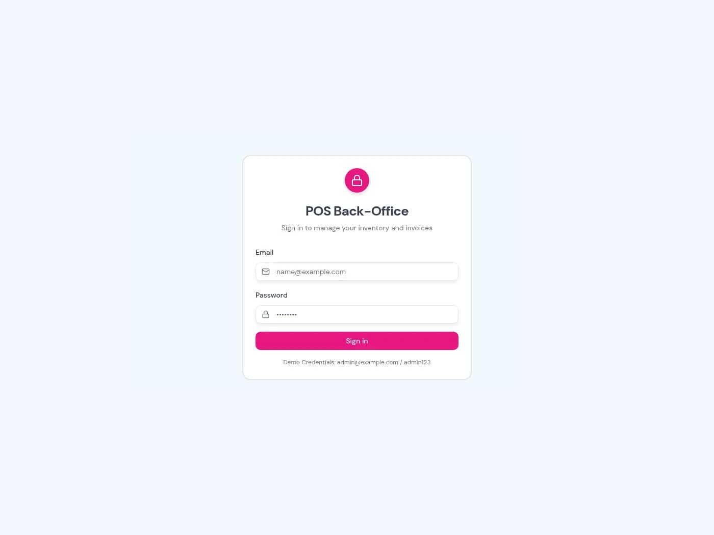 POS Back-Office Toolkit
